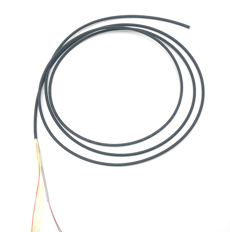 SM G657A2 Indoor Armored Fiber Optic Cable Tight Duplex LSZH Black Anti ...