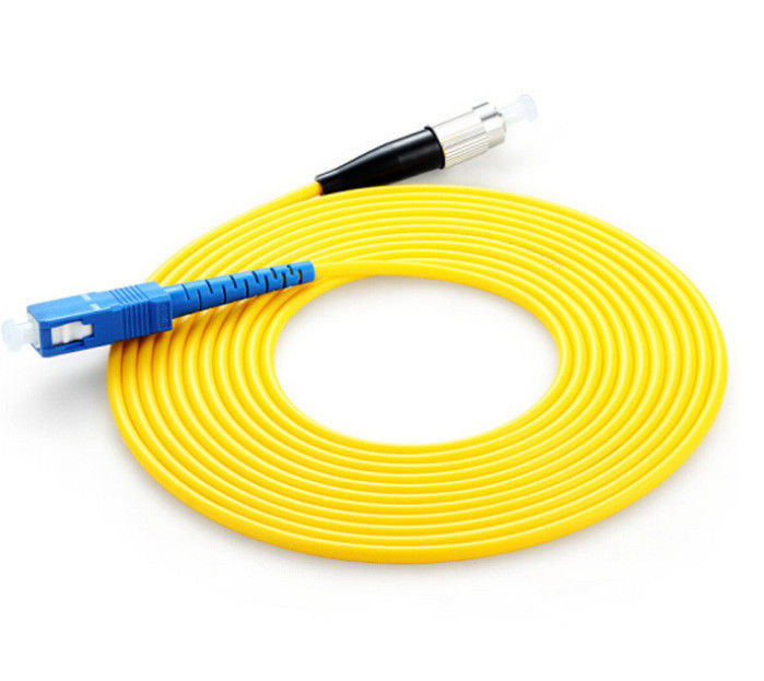 네트워크 4g PVC LSZH SC ~ FC OM3 다중 모드 3m 광섬유 케이블 길이 3m